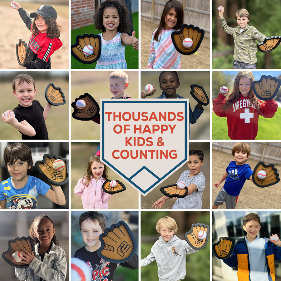 Sticky Baseball Paddle Toss & Catch Game